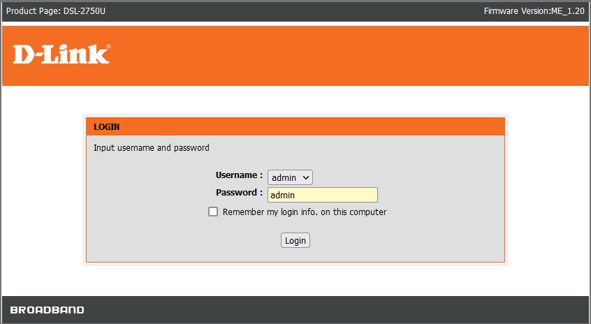 آموزش تصویری تنظیمات مودم روتر دیلینک D-link DSL-2750U - کورد سیم